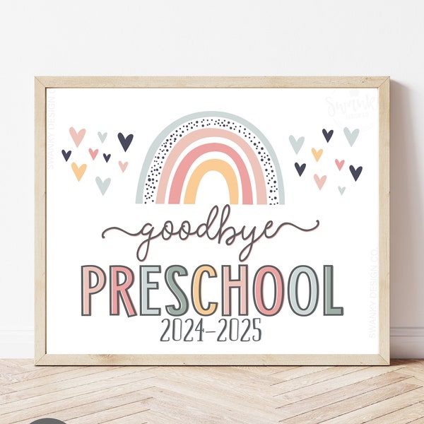 Preschool Sign - Etsy