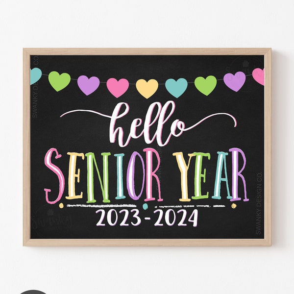 Hello First Grade Sign Printable - Etsy