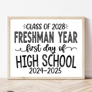 Printable LAST Day of Senior Year Sign, Last Day of 12th Grade, Last ...