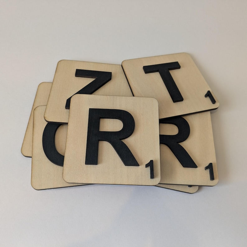 3D Scrabble Tiles for Wall Art | Large Scrabble Letters | Custom Wall ...
