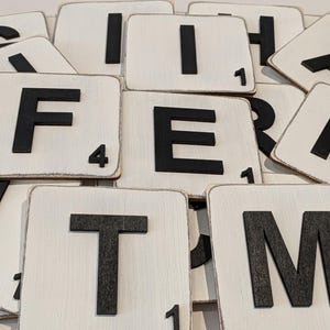 3D Scrabble Tiles for Wall Art | Large Scrabble Letters | Custom Wall ...