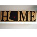 Home State Wall Art Home State Sign State Art Wood Sign - Etsy