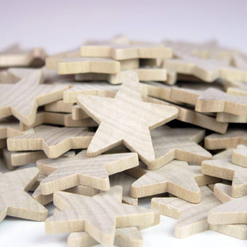 Wood Stars - Etsy