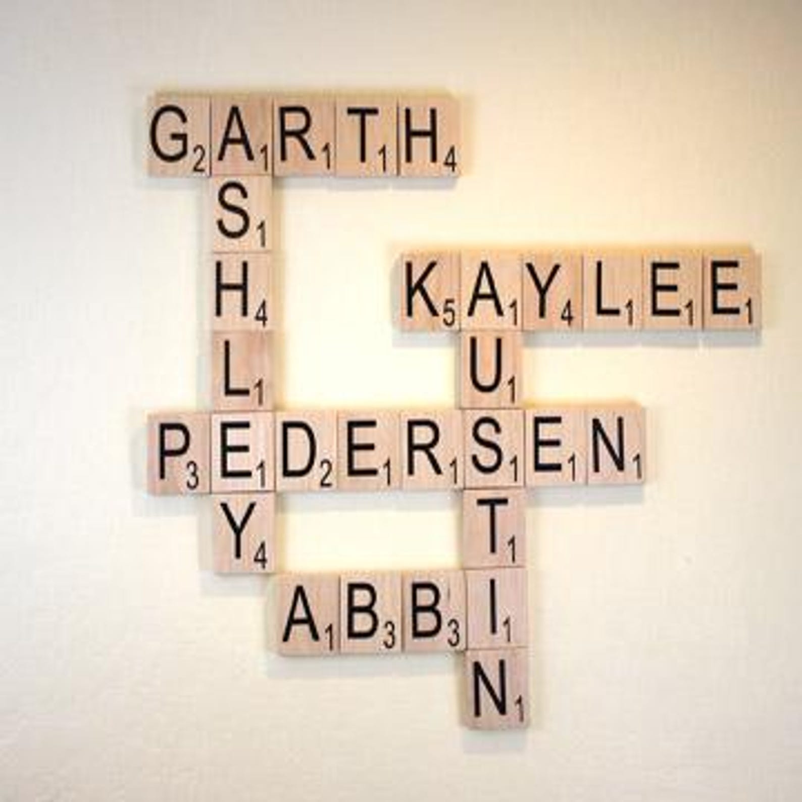 Regular Large Scrabble Tiles - 3.5" Scrabble Letters - Scrabble Tiles ...