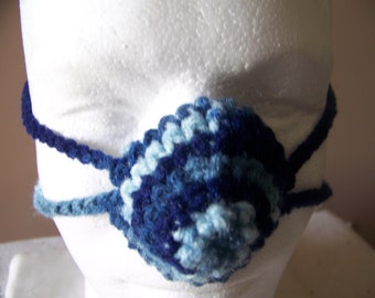 Blue Marble Nose Warmer Nosewarmer Nose Cosy Secret Santa - Etsy