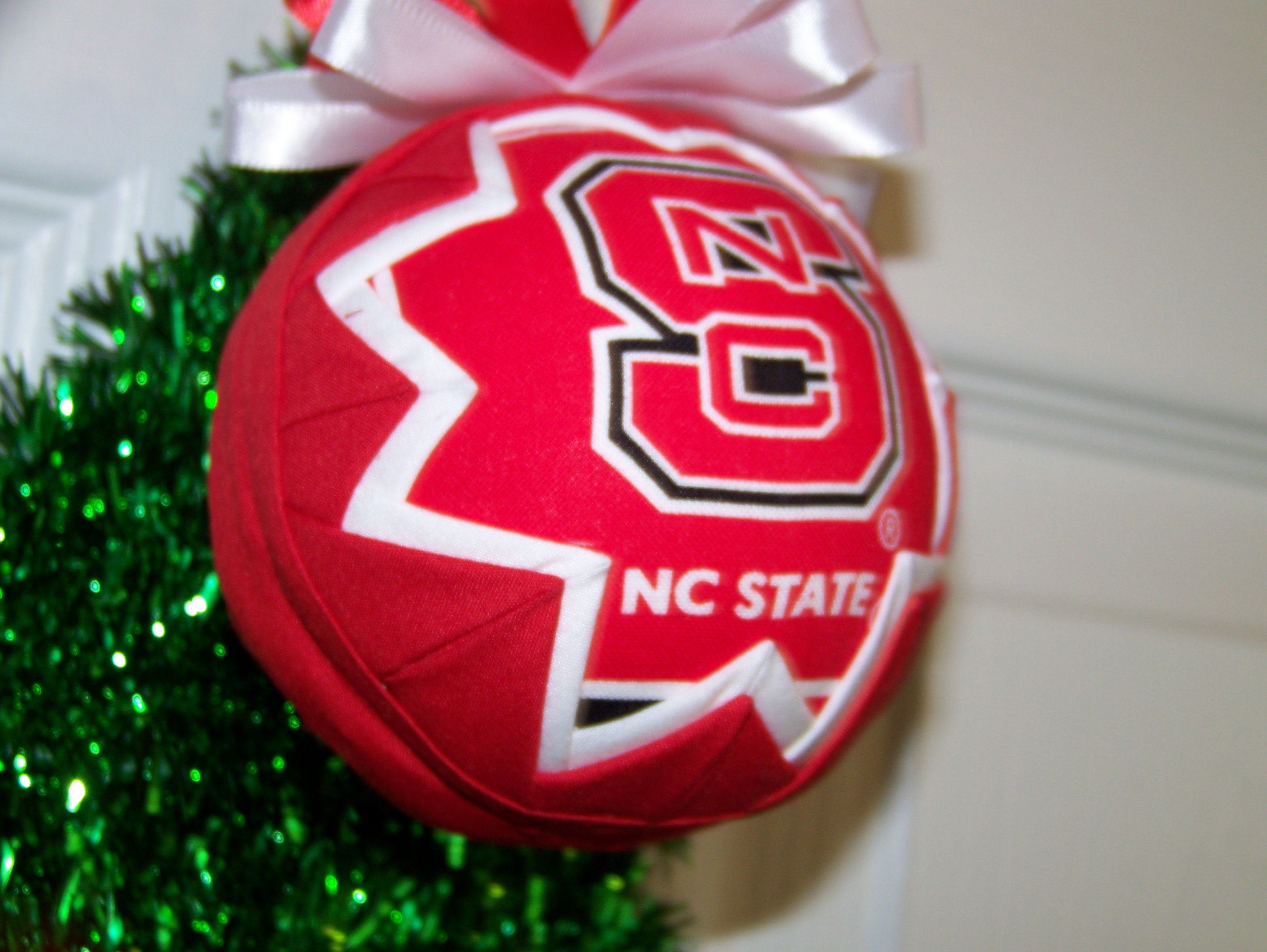 North Carolina State/ Wolfpack Quilted Ornament | Etsy