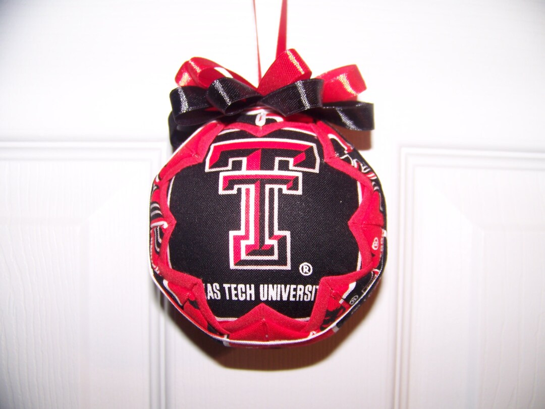 Texas Tech University/ Red Raiders Quilted Ornament - Etsy