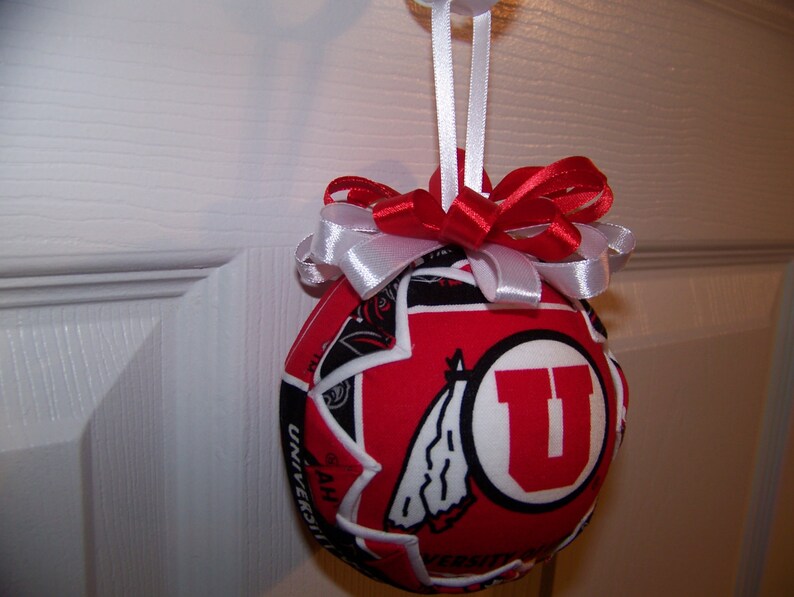 University of Utah Utes Quilted Ornament | Etsy
