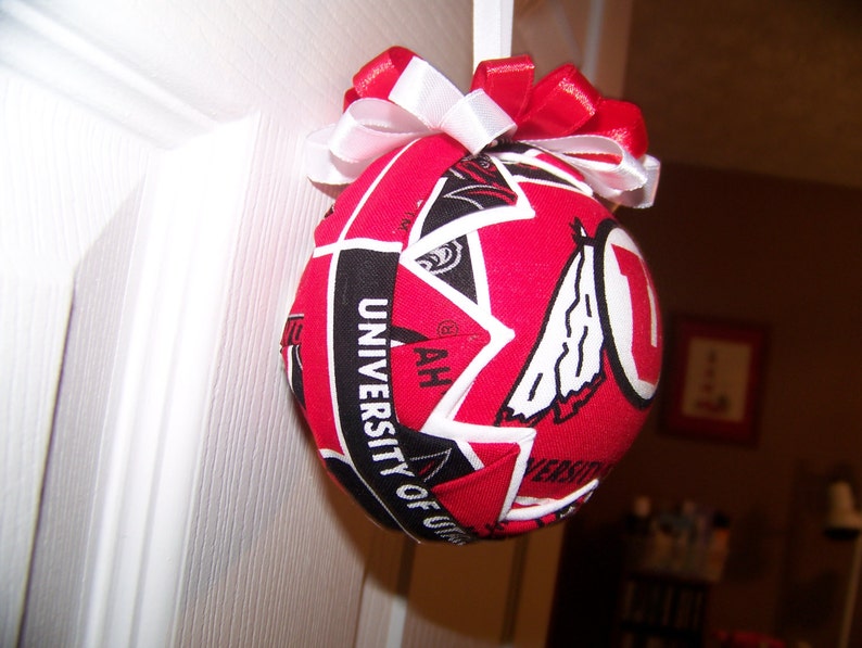 University of Utah Utes Quilted Ornament | Etsy