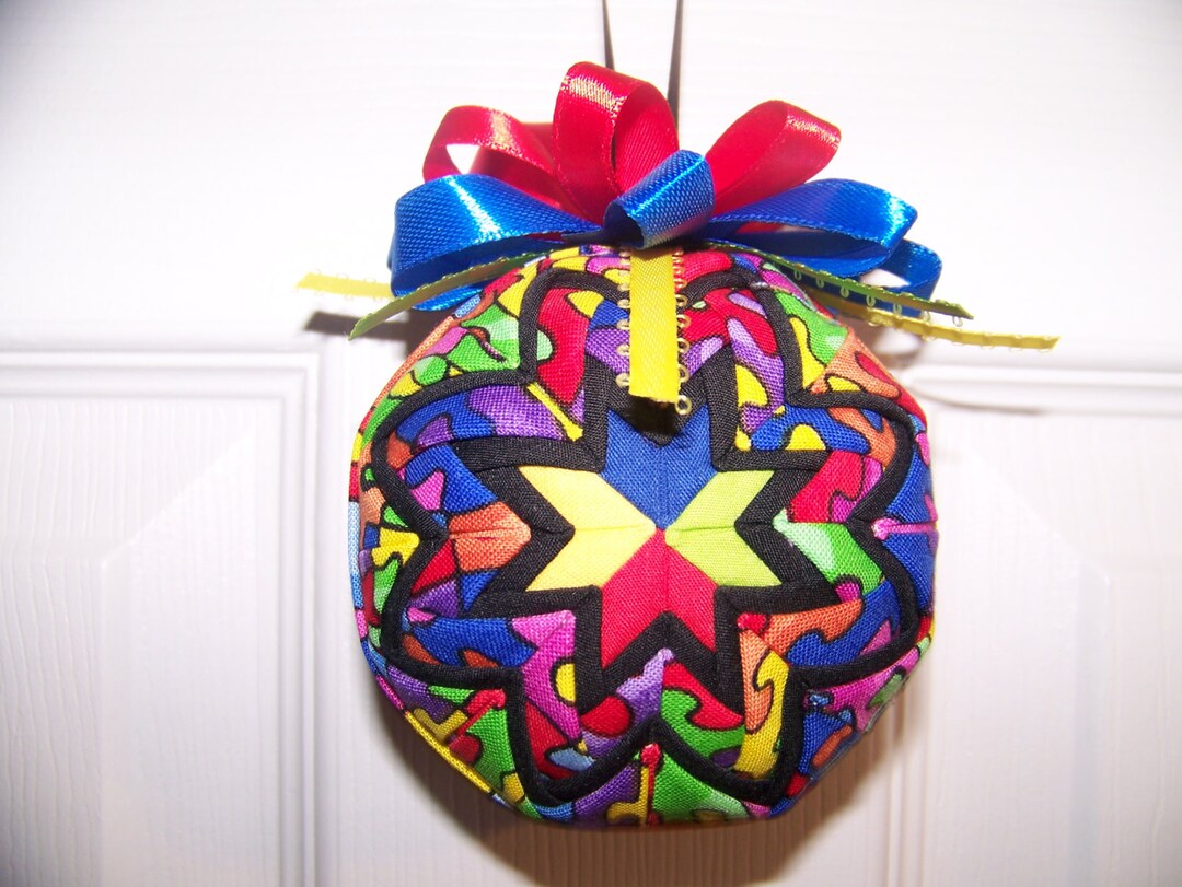 Autism Awareness Quilted Ornament/puzzle Pattern Fabric - Etsy