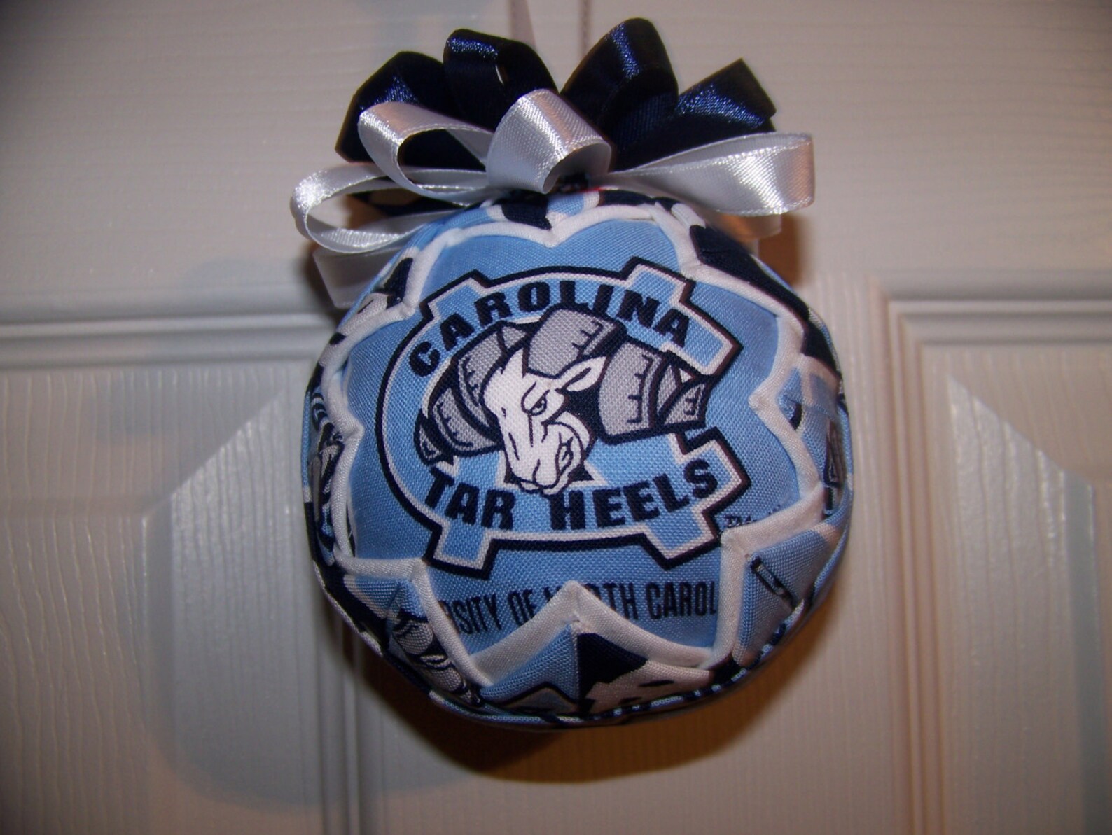 University of North Carolina Tar Heels Quilted Ornament - Etsy