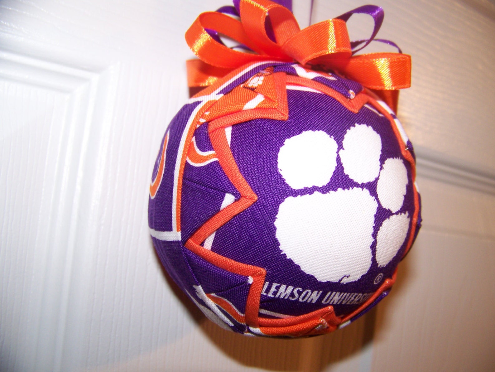 Clemson University/ Tigers Quilted Ornament - Etsy