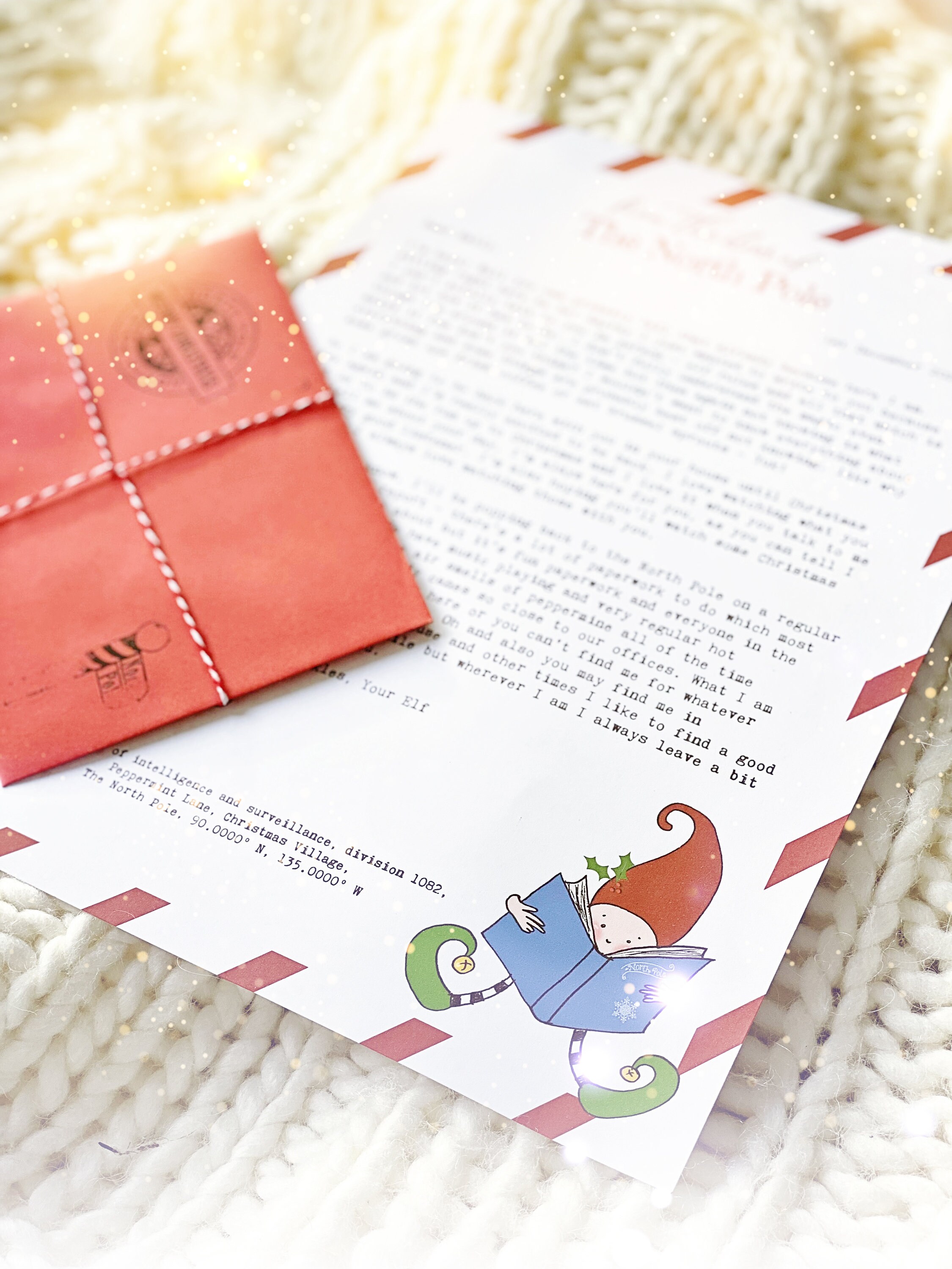 Hello Im Back Letter From Your Elf - Etsy UK