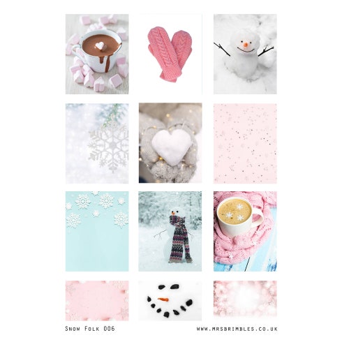 Winter Hygge Planner Box Photography Stickers 005 - Etsy
