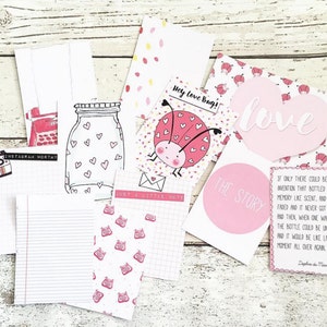 Love Bug Letters 1212 Journal Card Cut-a-part - Etsy