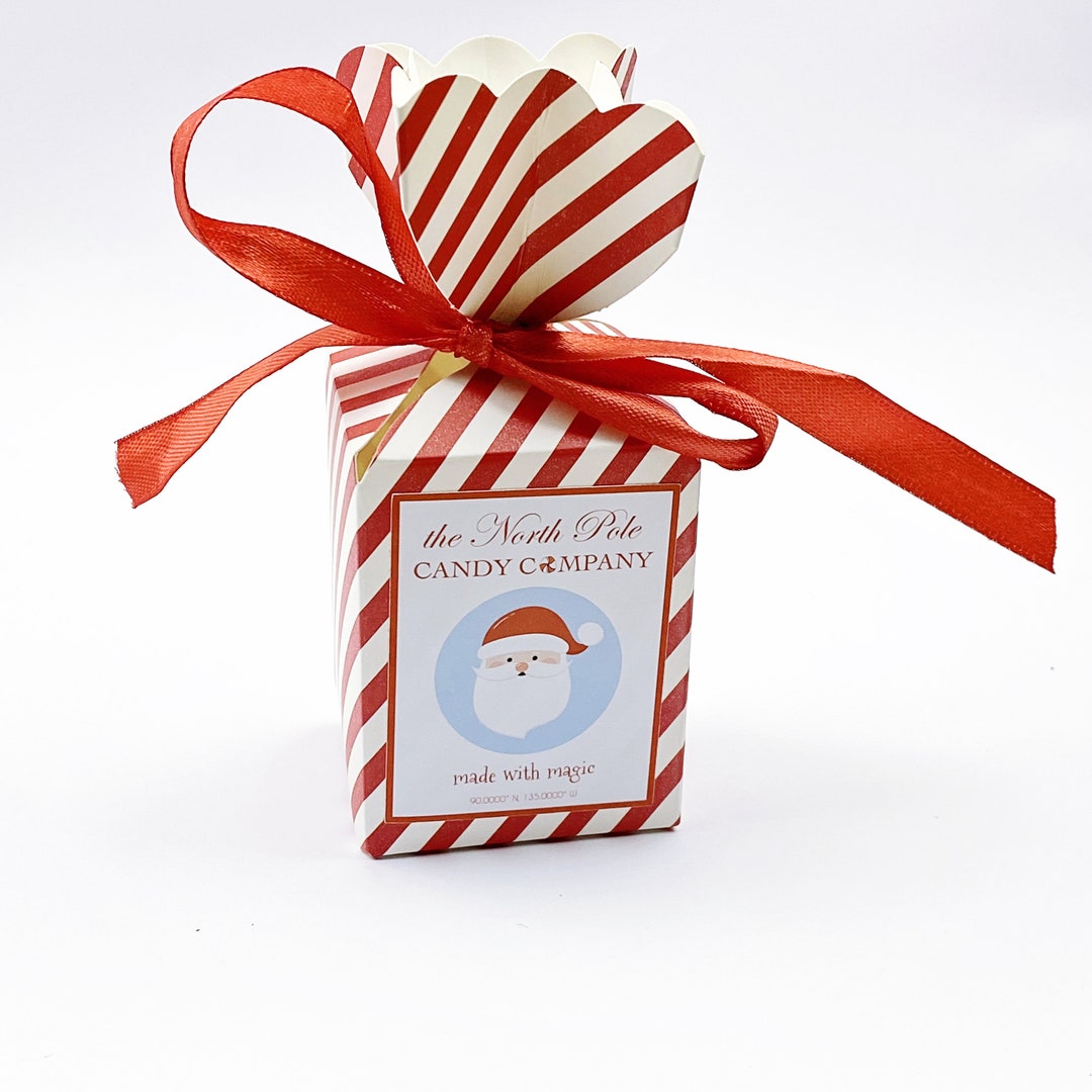 North Pole Candy Company Rectangle Stickers Various Designs - Etsy