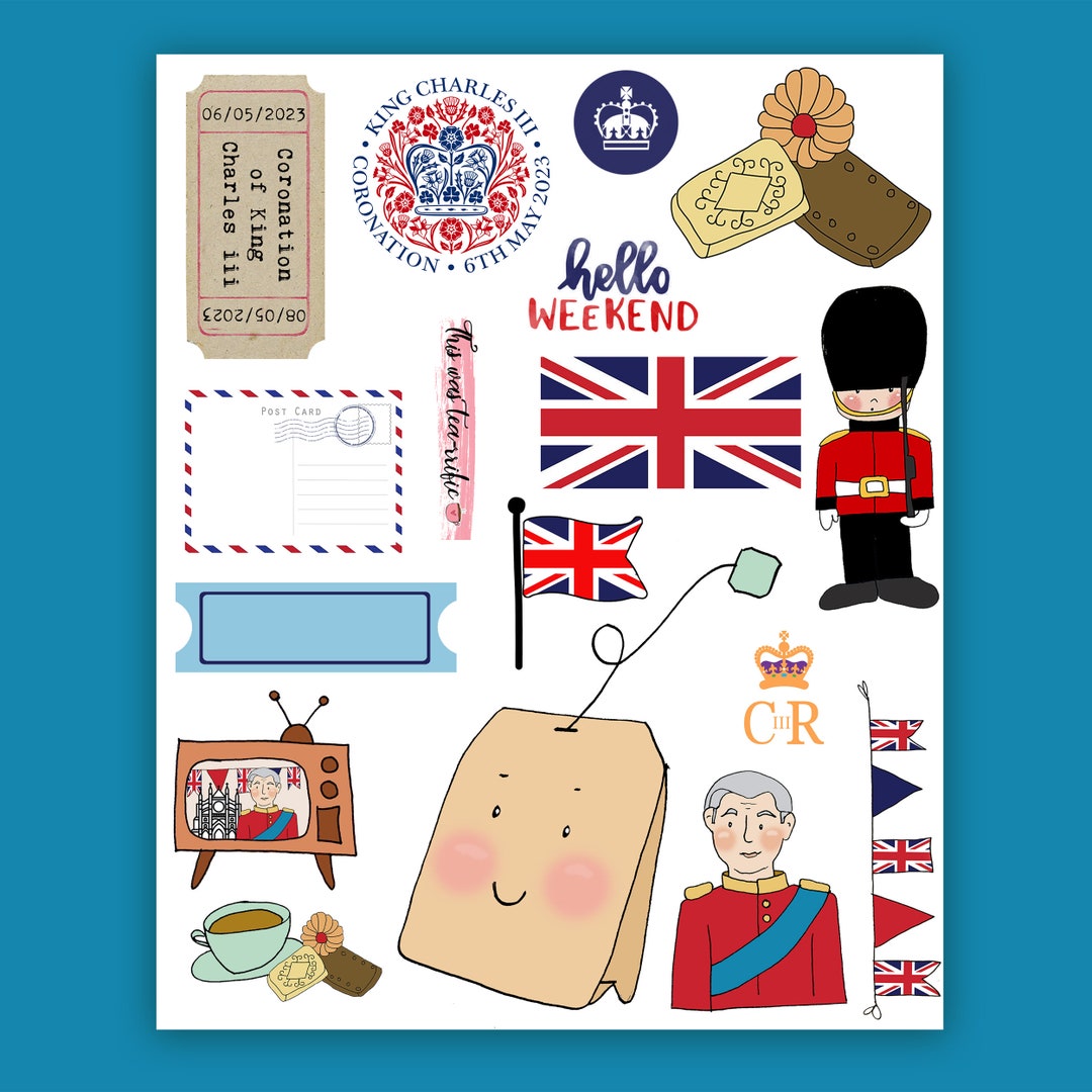 The Coronation of King Charles Iii Journal Scrapbooking Die - Etsy