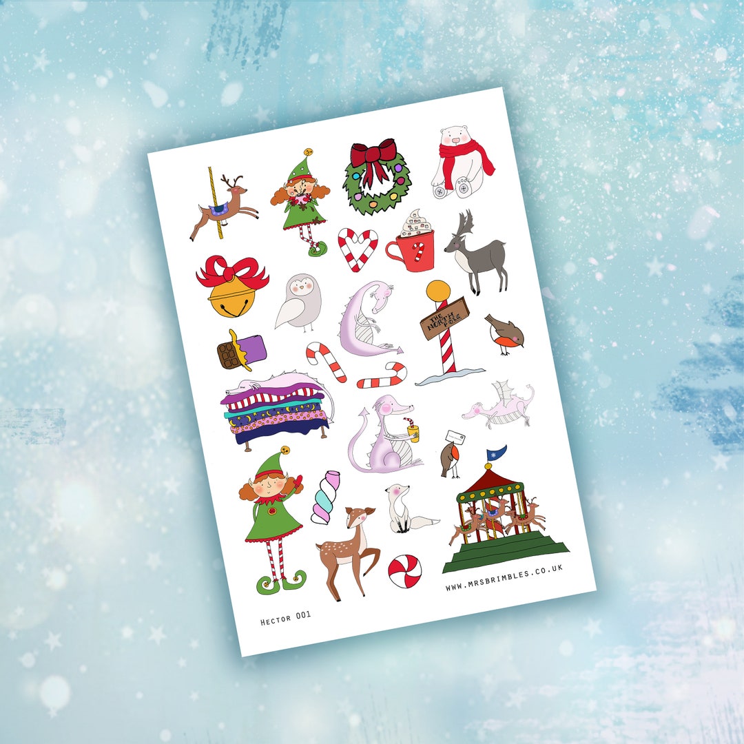 Hector the Snow Dragon Who Hiccupped Marshmallows Scrapbooking or ...