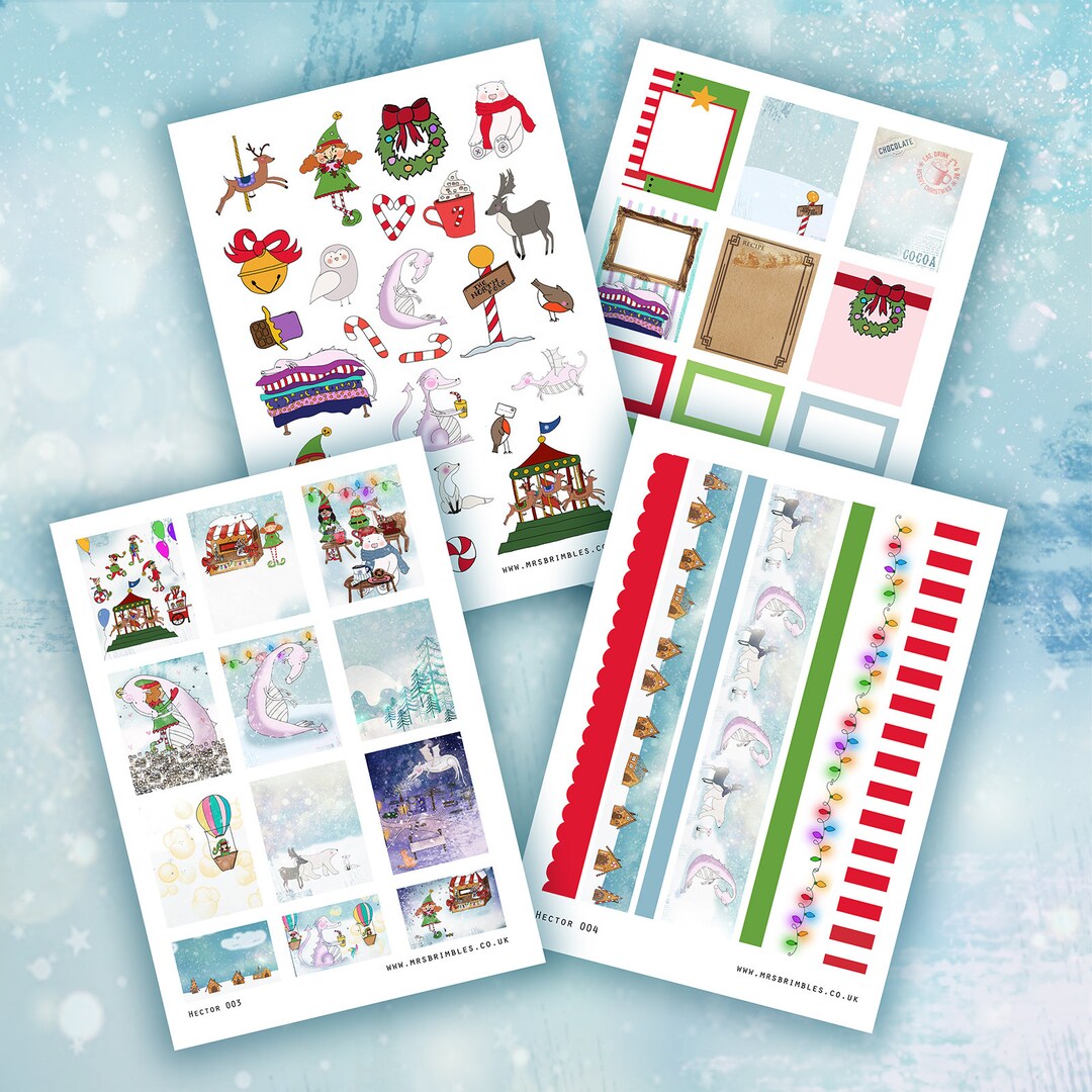 Hector the Snow Dragon Who Hiccupped Marshmallows Planner Journal or ...