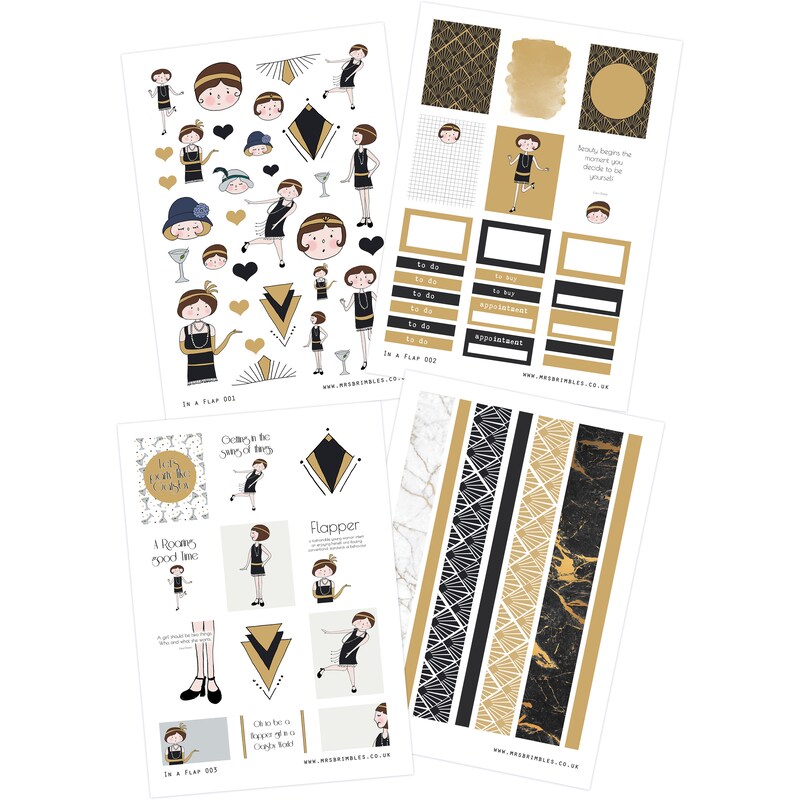 1920s Stickers - Etsy