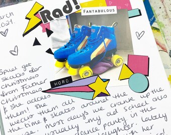 Embellishments Retro Baby 90s Shapes Stickers 006 Papercraft etna.com.pe