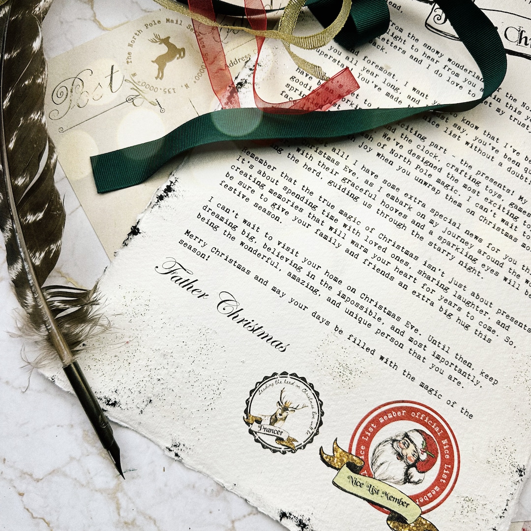 2023 Letter From Father Christmas / Santa Claus - Etsy