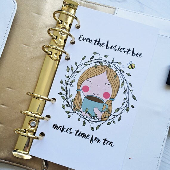 Busy Bee Time for Tea {A5} Dashboard Paper & Party Supplies Paper ...