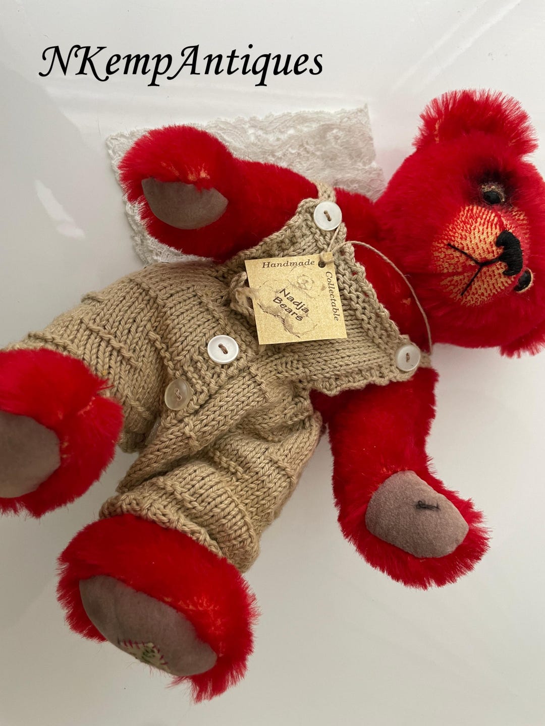 Nadja Bear for the Collector by Nadia Jacobs - Etsy