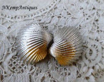 Vintage Solid Brass Scallop Shell Belt Buckle - Etsy