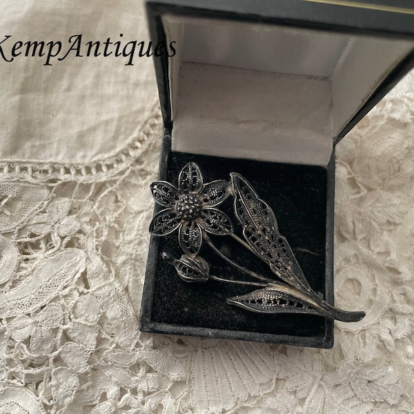 Filigree Brooch - Etsy