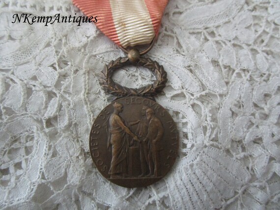 Old Medal With Ribbon - Etsy