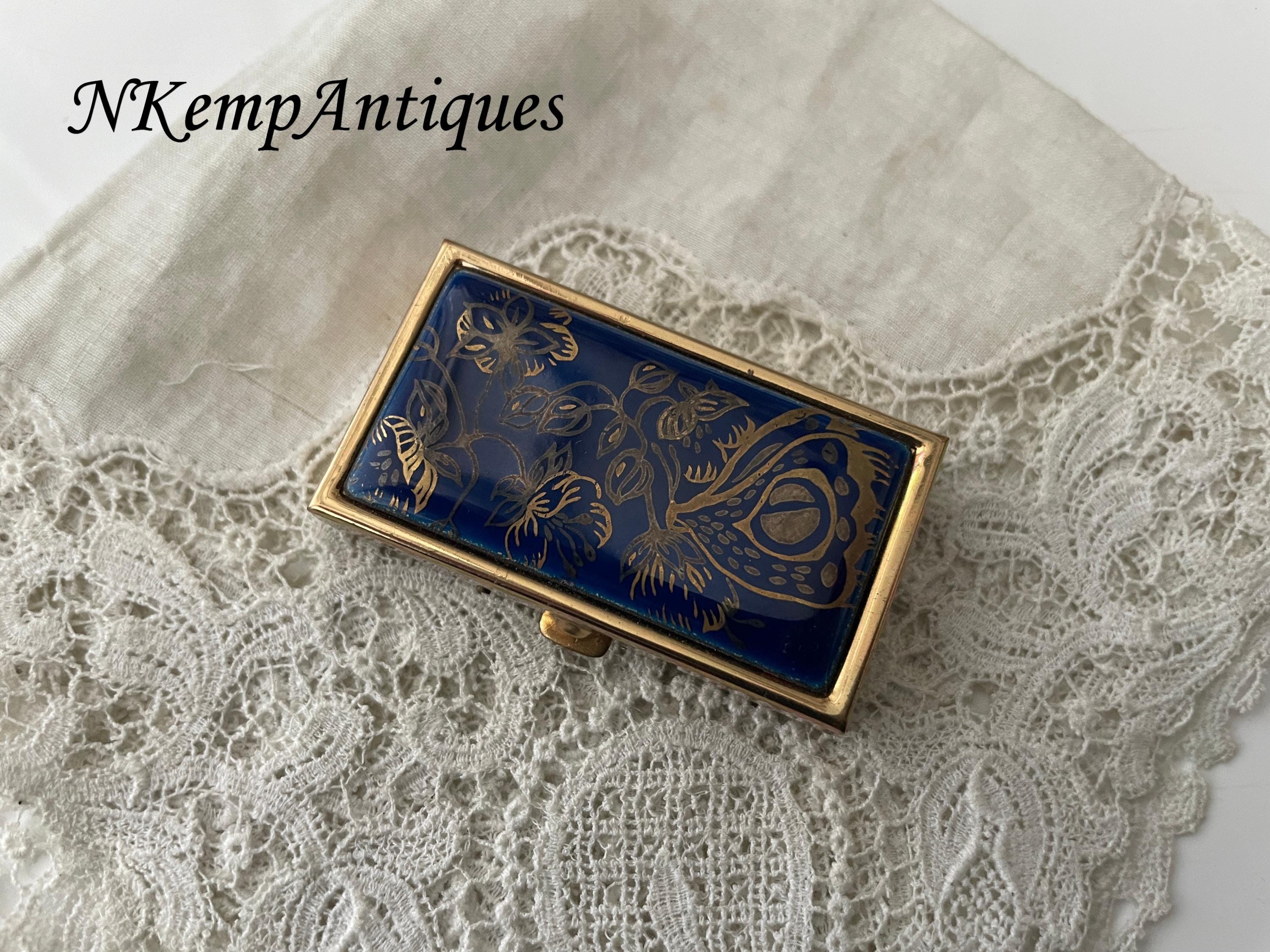 Vintage Enamel Box - Etsy