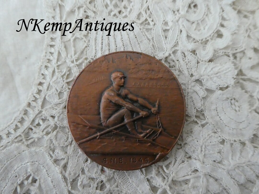Old Rowing Medal /plaque - Etsy
