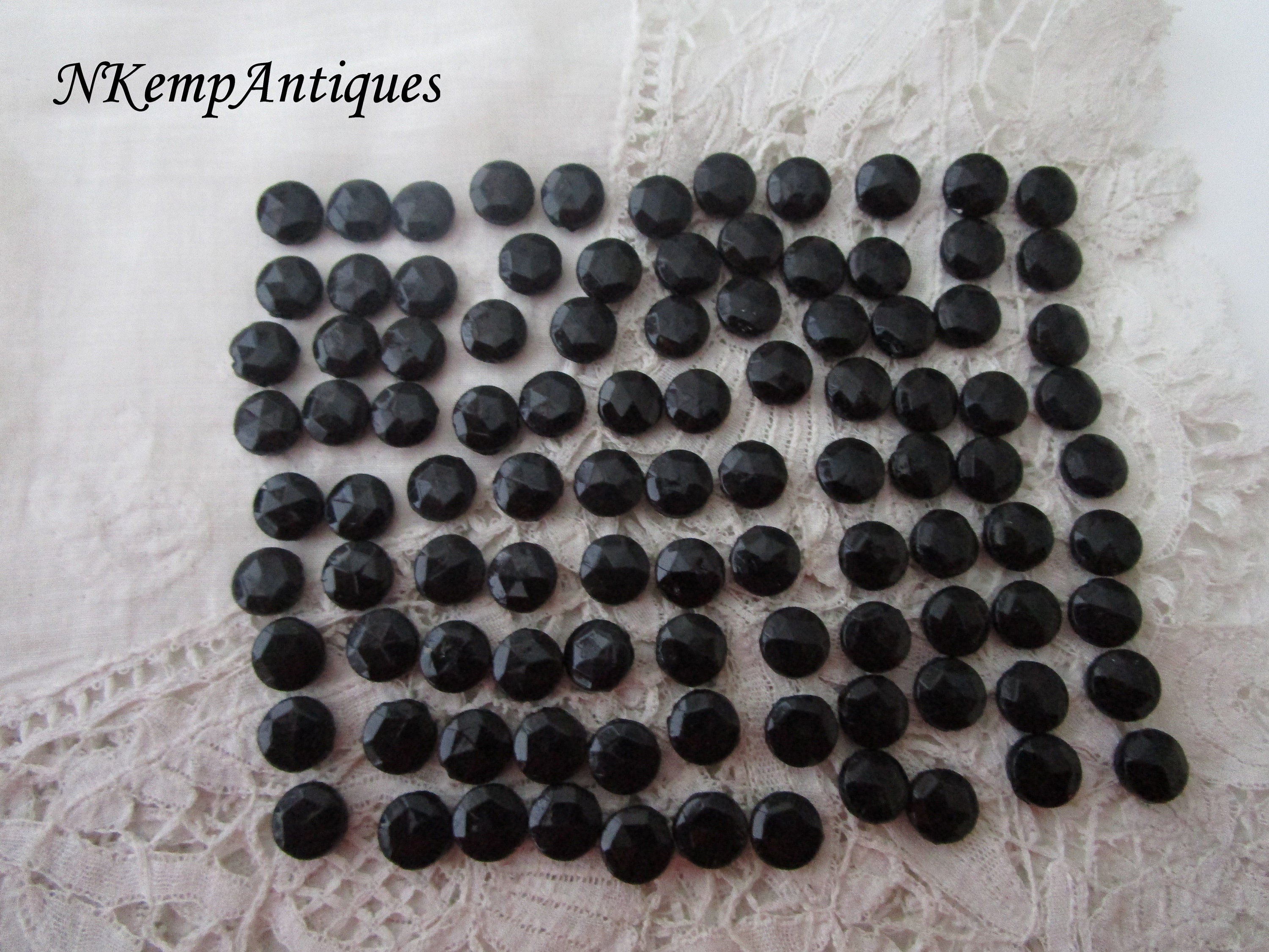 Antique French Jet Beads 1900 X 100 | Etsy
