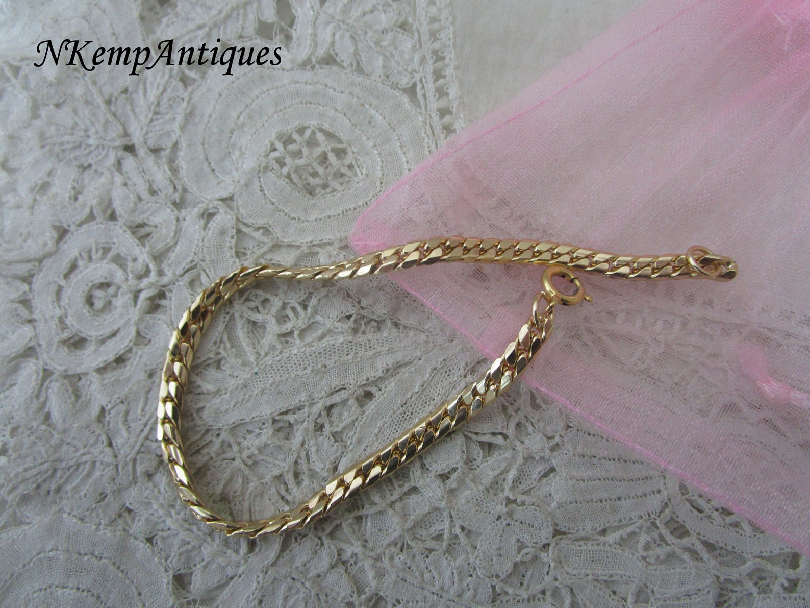 Vintage Chain Bracelet - Etsy