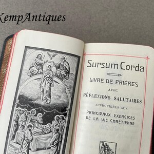 Antique Prayer Book French Word for the Collector - Etsy