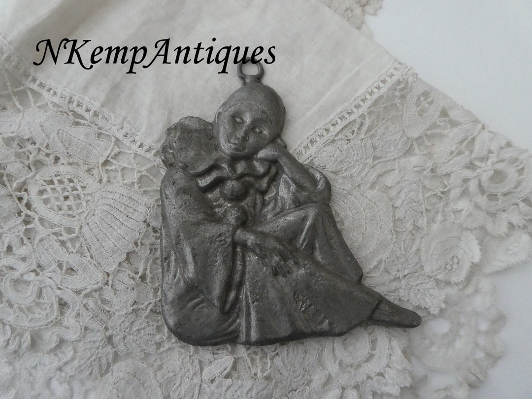 Large Pierrot Pendant - Etsy