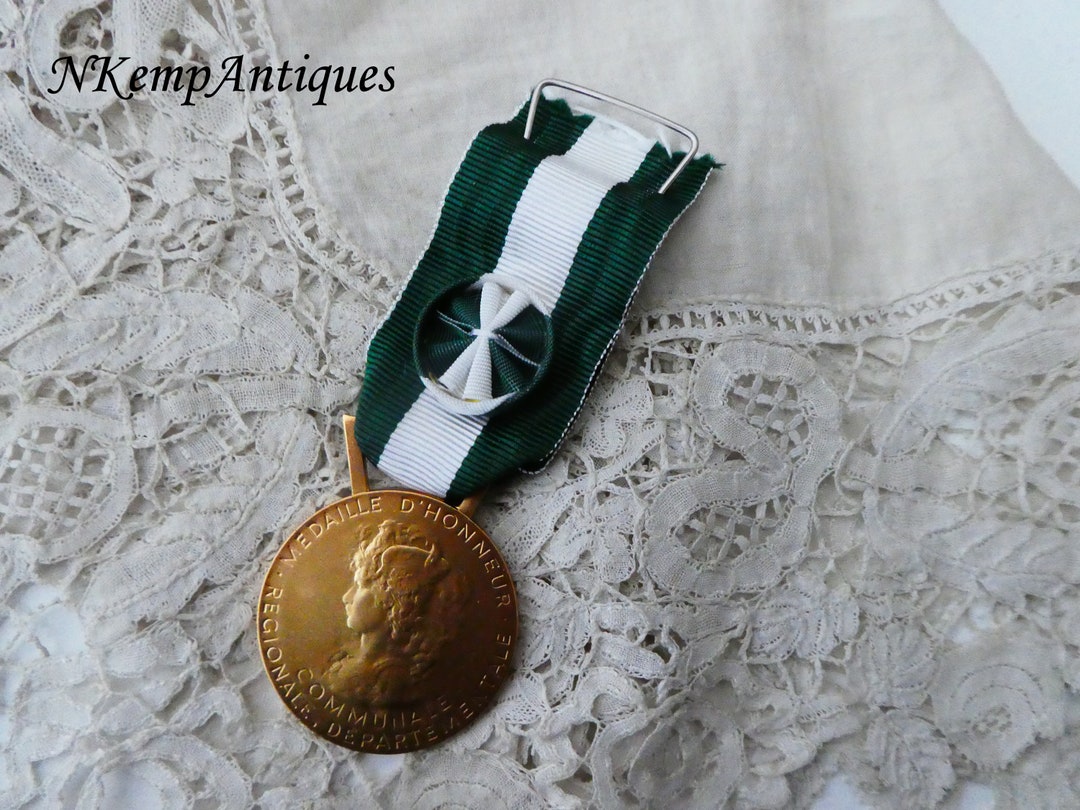 French Medal With Ribbon - Etsy