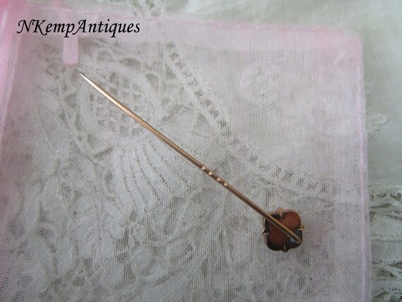 Antique religious stick pin 1910 - Gem