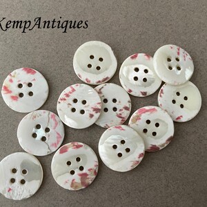 Antique Shell Buttons X 12 Mother of Pearl 1900 - Etsy