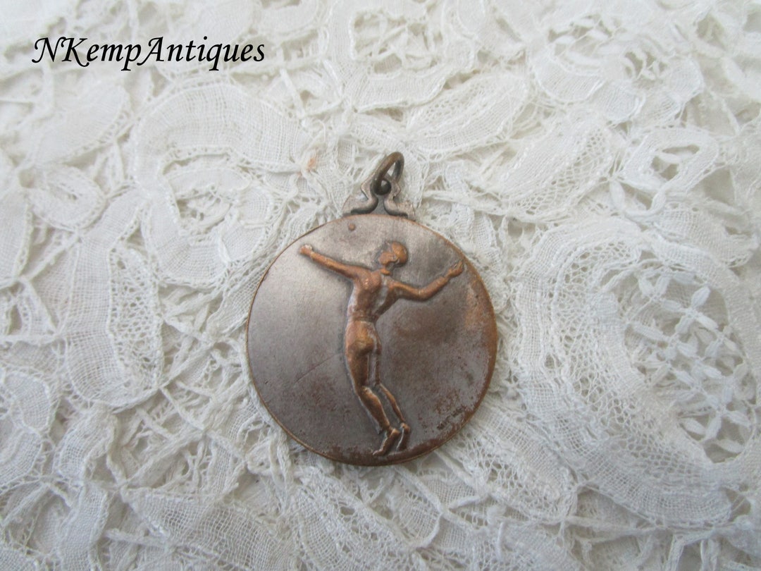 Vintage Cricket Medal/pendant 1930's - Etsy
