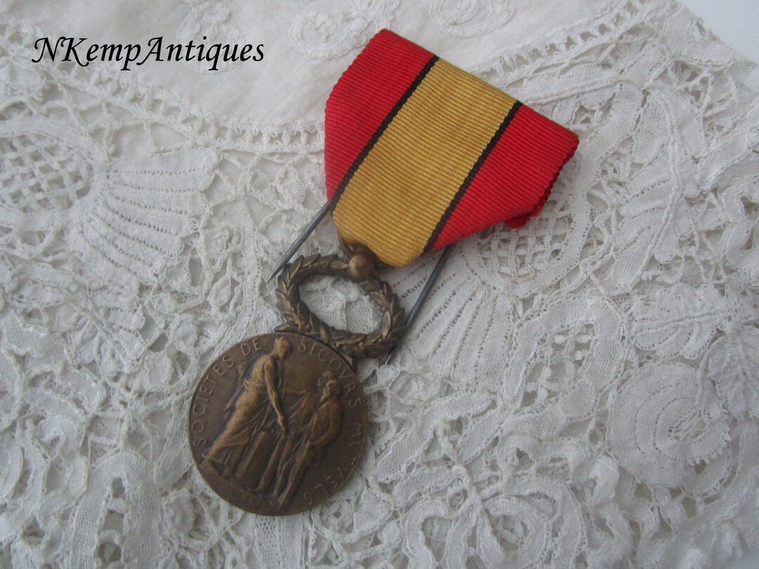 Old Medal With Ribbon - Etsy