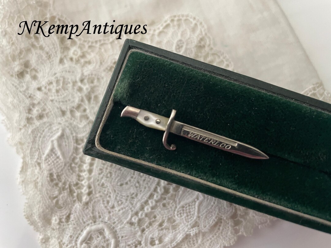 Old Sword Brooch /dagger Waterloo - Etsy