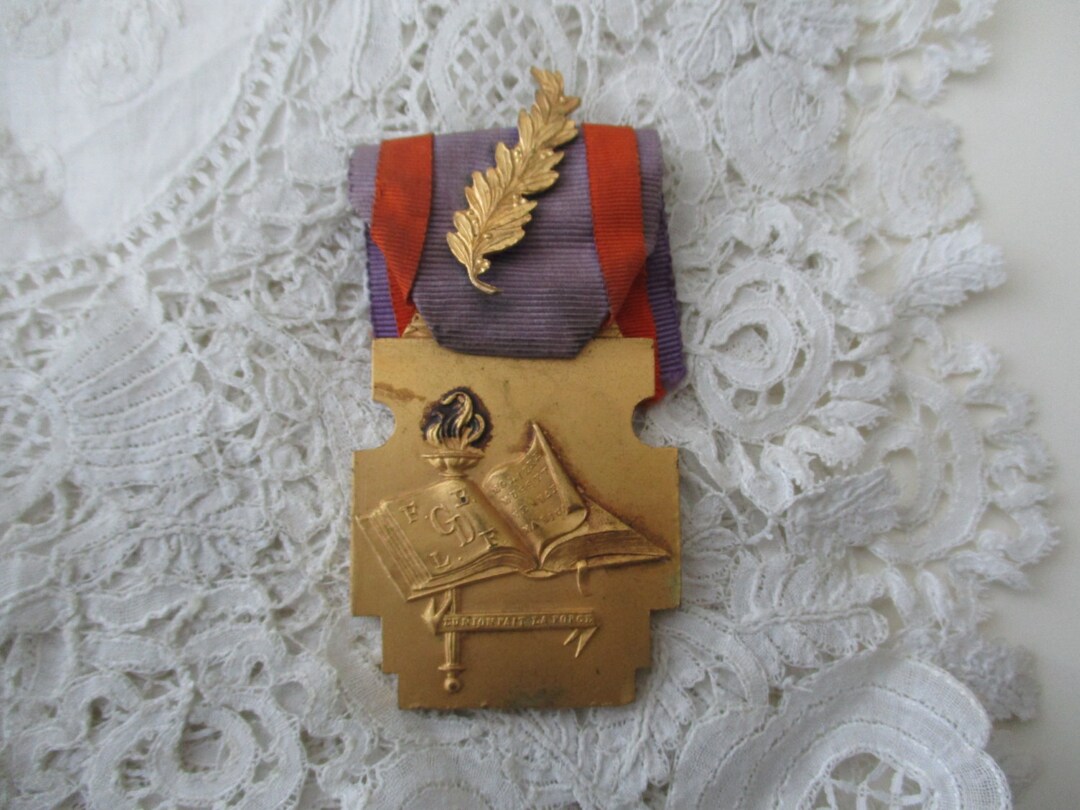 Old Medal With Ribbon - Etsy