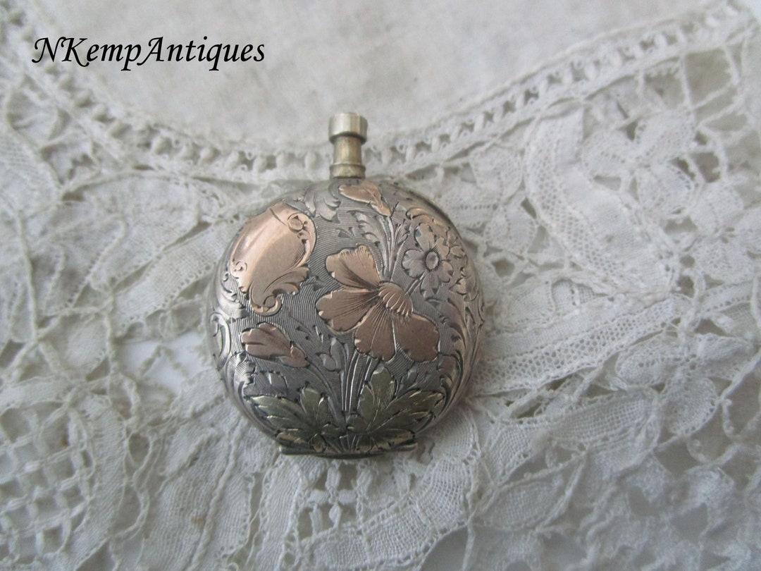 Antique Chatelaine Watch Real Silver 1900 Restoration Project or Re ...