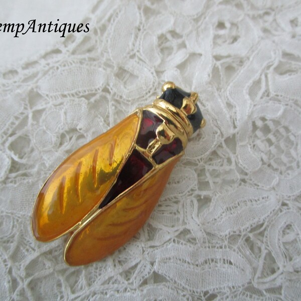 Cicada Brooch - Etsy