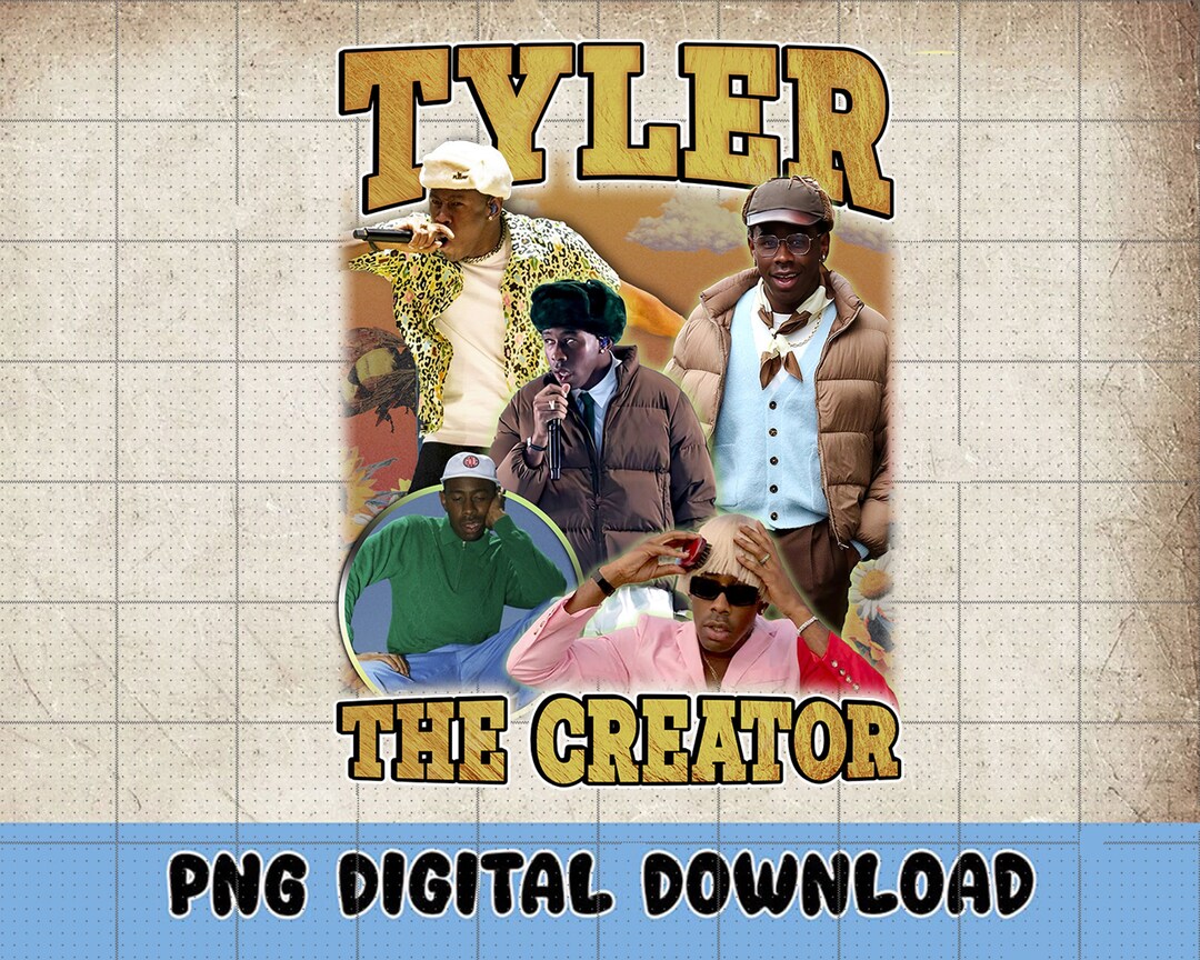 Vintage Tyler the Creator Png, Tyler the Creator Rap Singer Digital ...