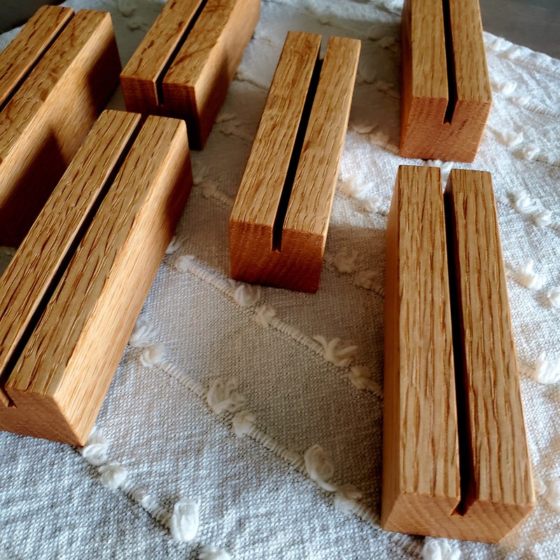 Wooden Card Holder - Etsy