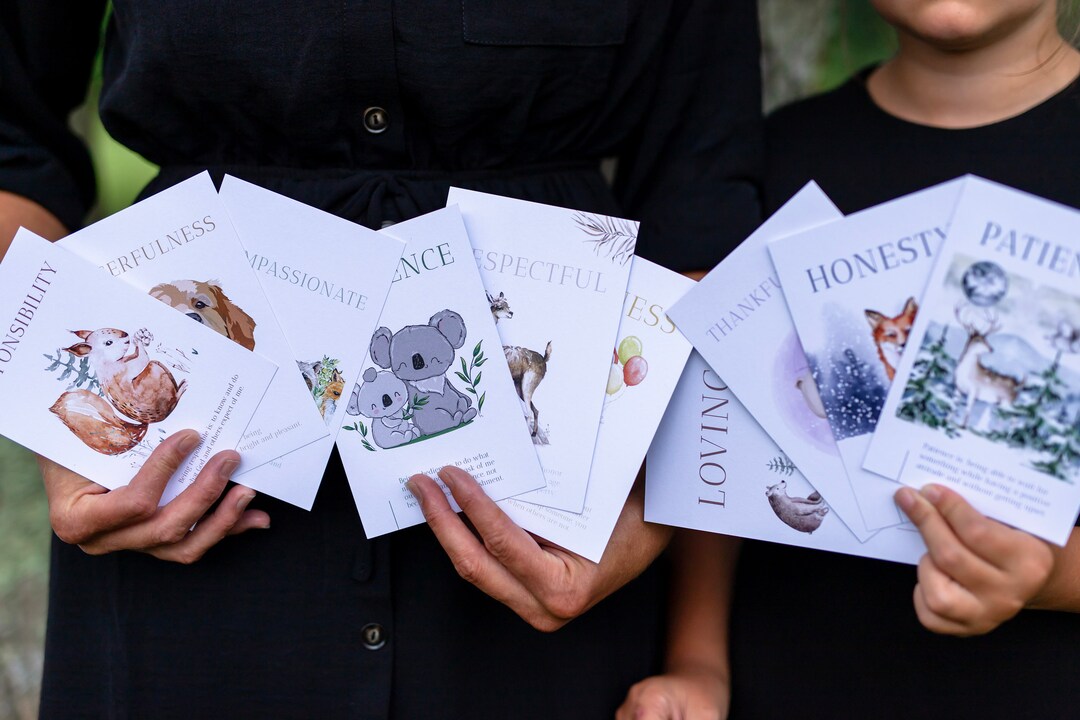 Instants Download, Printable, Character Cards, , Patience, Respectful ...