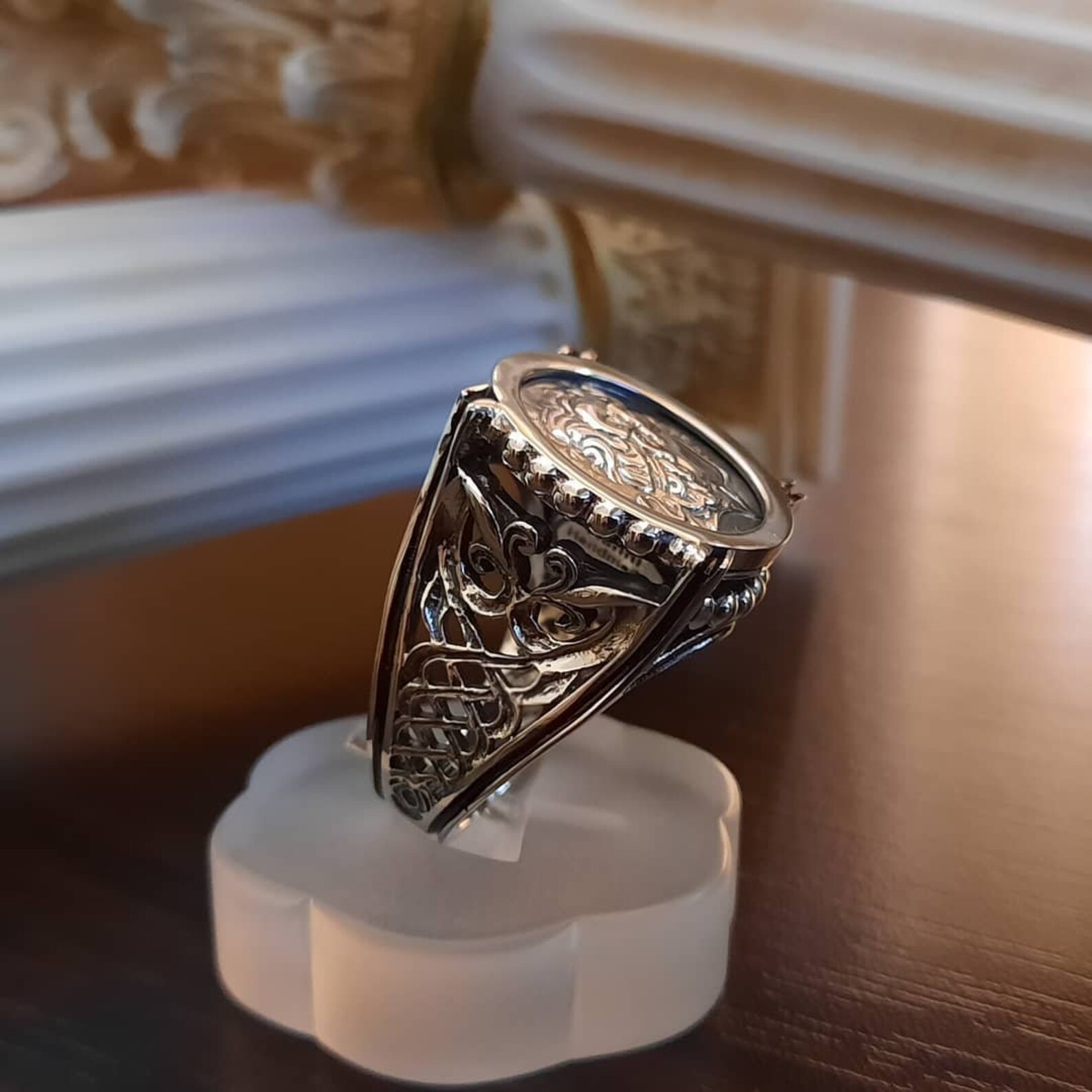 Alexander the Great Ring Ancient Greek Coin Ring Byzantine - Etsy